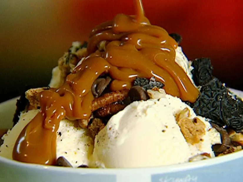 "Everything But The Kitchen Sink" Sundaes Recipe | Food Network