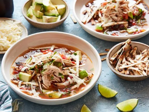 Chicken Tortilla Soup Recipe | Danny Boome | Food Network