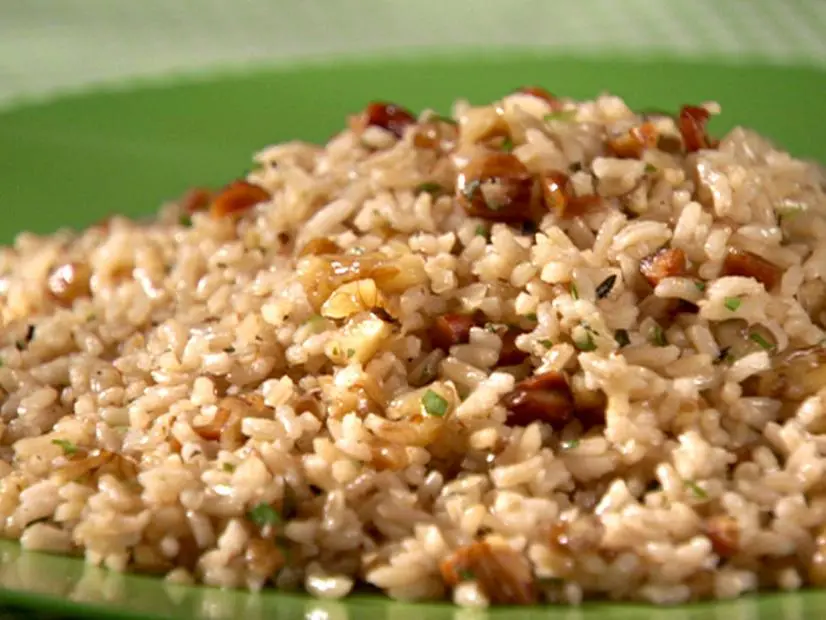 Nutty Herbed Rice Recipe | Sandra Lee | Food Network