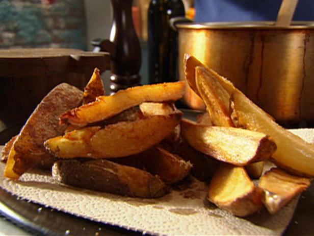 Twice-Cooked Rustic Fries Recipe | Tyler Florence | Food Network