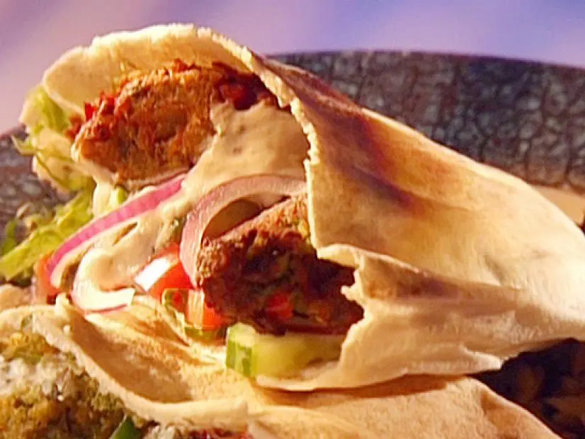 Best Homemade Falafel Recipe with Yogurt Sauce Recipe | Guy Fieri ...