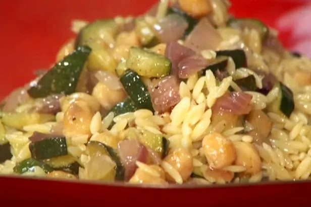 Orzo with Chick Peas Recipe | Rachael Ray | Food Network