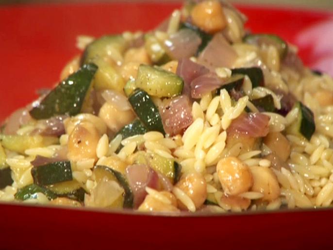 Orzo with Chick Peas Recipe | Rachael Ray | Food Network