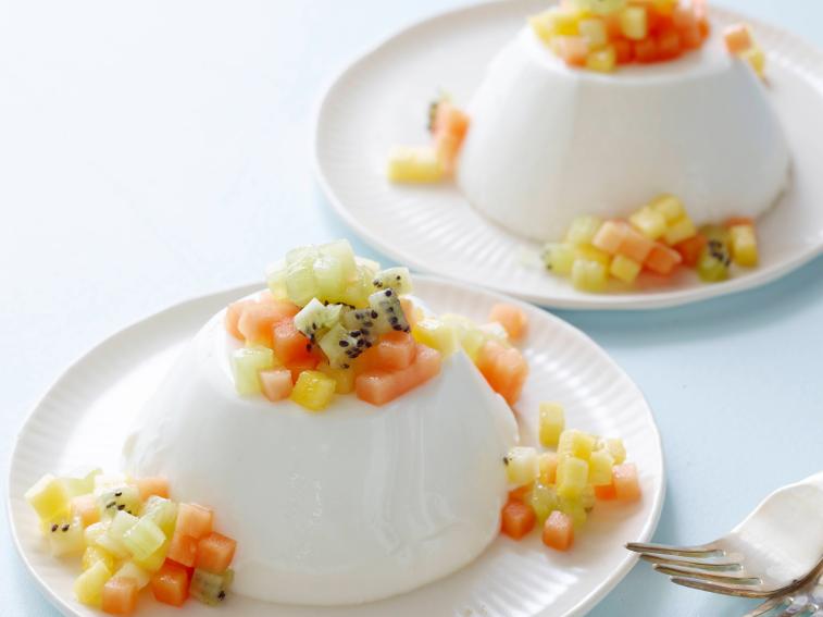 Coconut Panna Cotta with Tropical Fruit Recipe | Daisy Martinez | Food ...