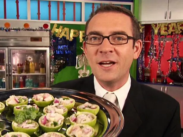 Mini Ceviche Appetizer Recipe | Ted Allen | Food Network