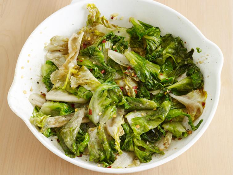 Spicy Escarole with Garlic Recipe | Food Network Kitchen | Food Network