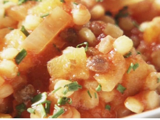 Fregula with Braised Butternut Squash and Tomatoes Recipe | Anne ...
