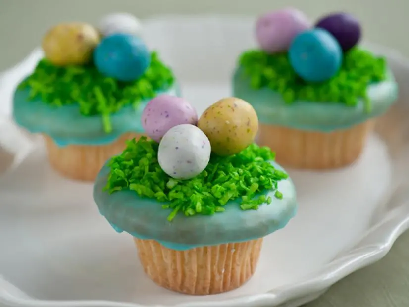 Robin's Egg Easter Basket Cupcake Recipe | Food Network Kitchen | Food ...