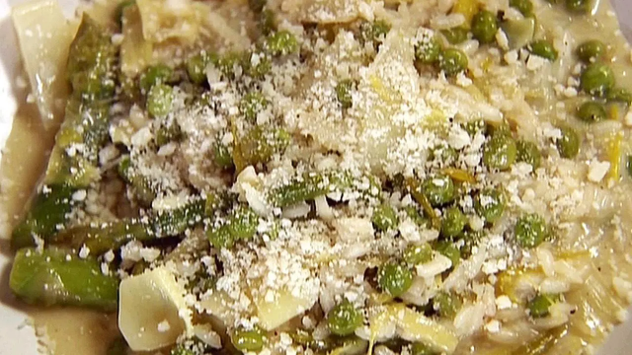 Spring Green Risotto Recipe | Ina Garten | Food Network