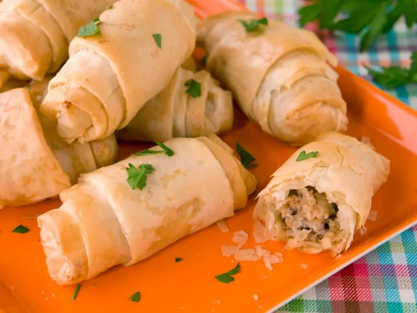Sausage Phyllo Rolls Recipe | Food Network Kitchen | Food Network