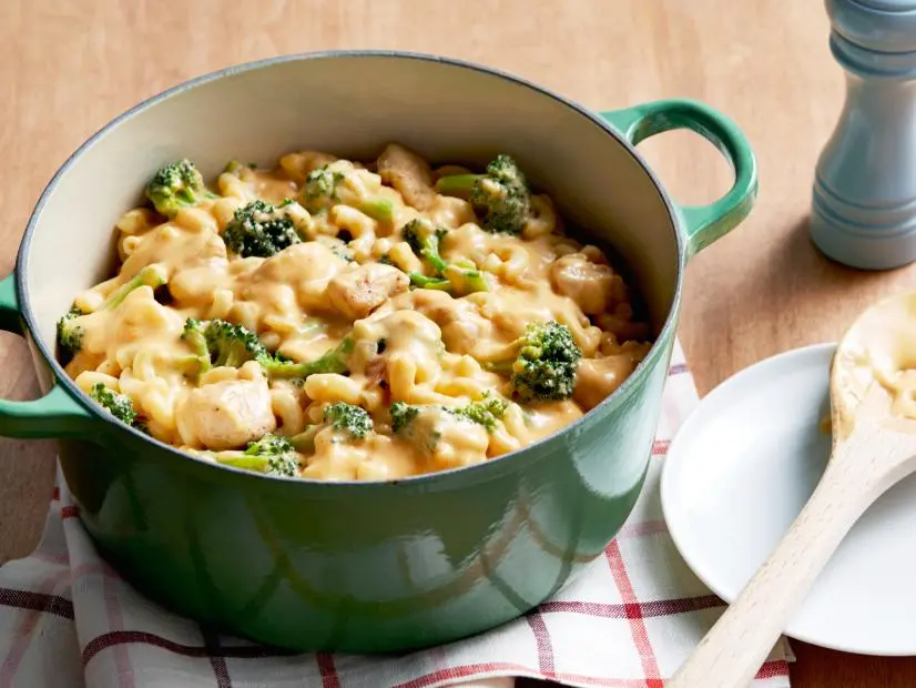 Mac And Cheddar Cheese With Chicken And Broccoli Recipe Rachael Ray Food Network