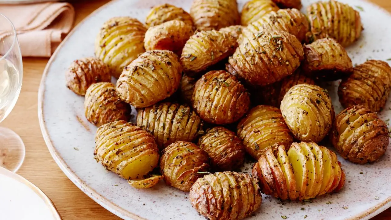 Hasselback Rosemary-Roasted Potatoes Recipe | Ina Garten | Food Network