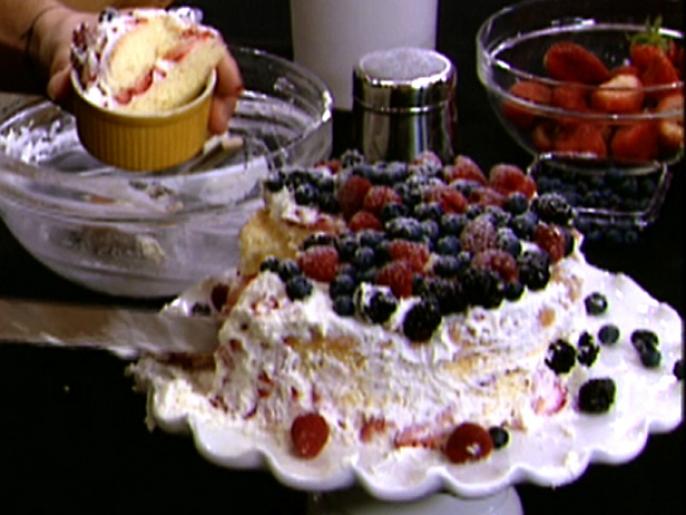 Sponge Cake Shortcakes Recipe | Dave Lieberman | Food Network