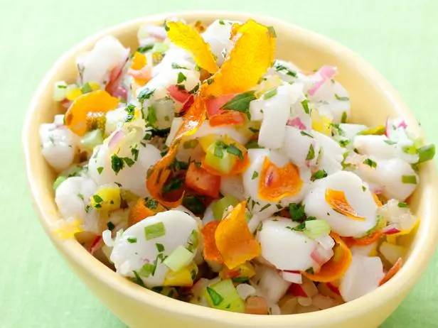 Scallop Ceviche with Candied Citrus Recipe | Food Network Kitchen ...