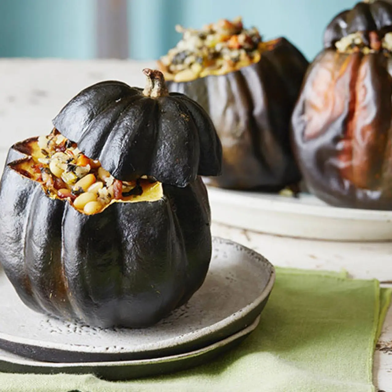 stuffed whole squash