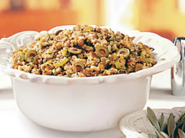 Sourdough Olive Stuffing Recipe | Food Network