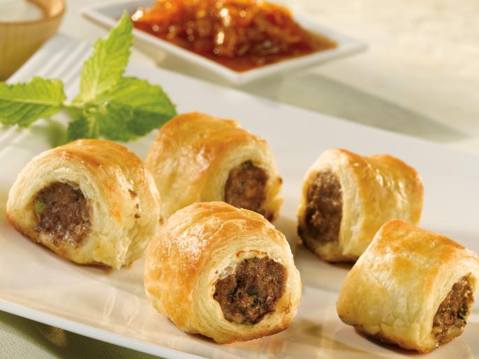 Minted Lamb Puff Pastry Bites Recipe | Food Network