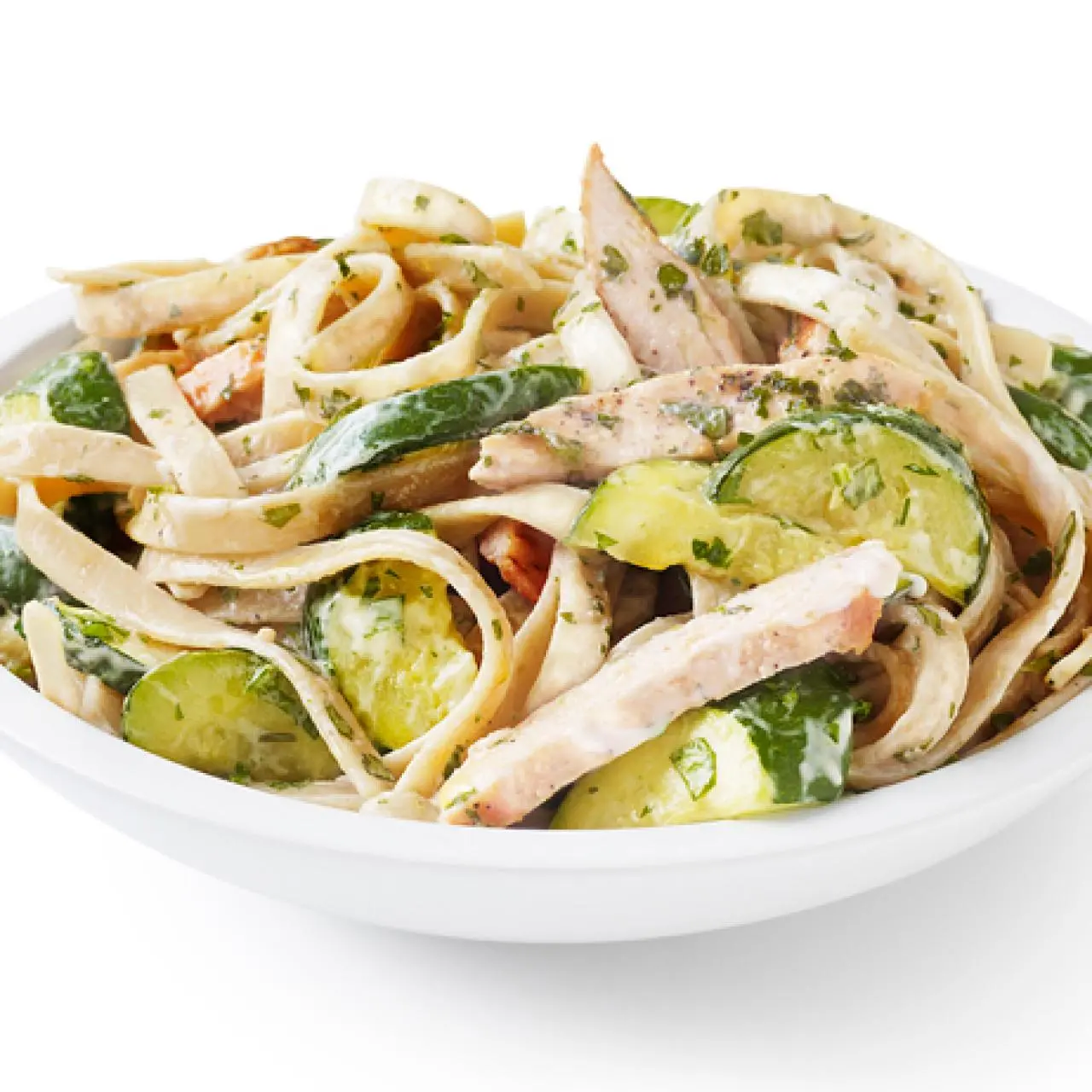 how to make chicken zucchini alfredo