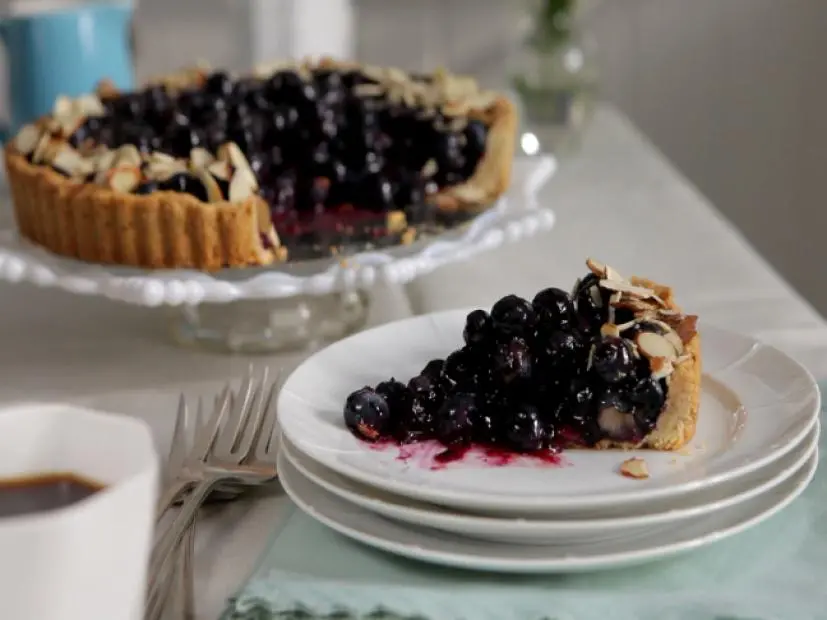 Blueberry Almond Breakfast Tart Recipe | Anne Thornton | Food Network