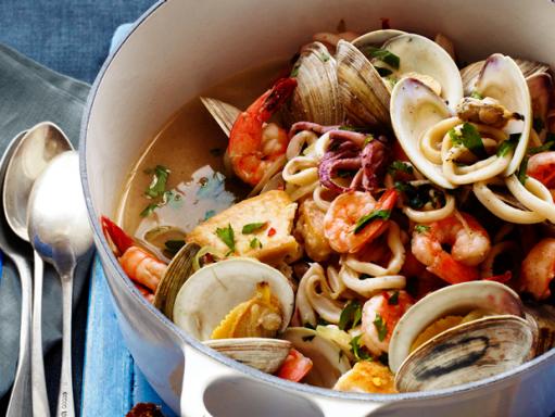White Seafood Brodetto Recipe | Food Network Kitchen | Food Network