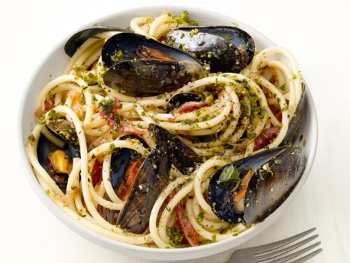 Bucatini With Mussels Recipe | Food Network Kitchen | Food Network