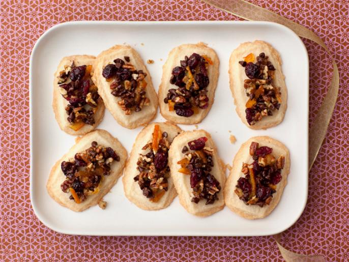 Fruit and Nut Holiday Shortbread Recipe | Melissa d'Arabian | Food Network