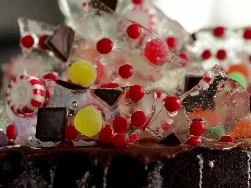 Chocolate Peppermint Ice Cream Cake Recipe | Anne Thornton | Food Network