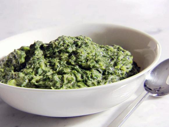 Parmesan Creamed Spinach Recipe | Sandra Lee | Food Network