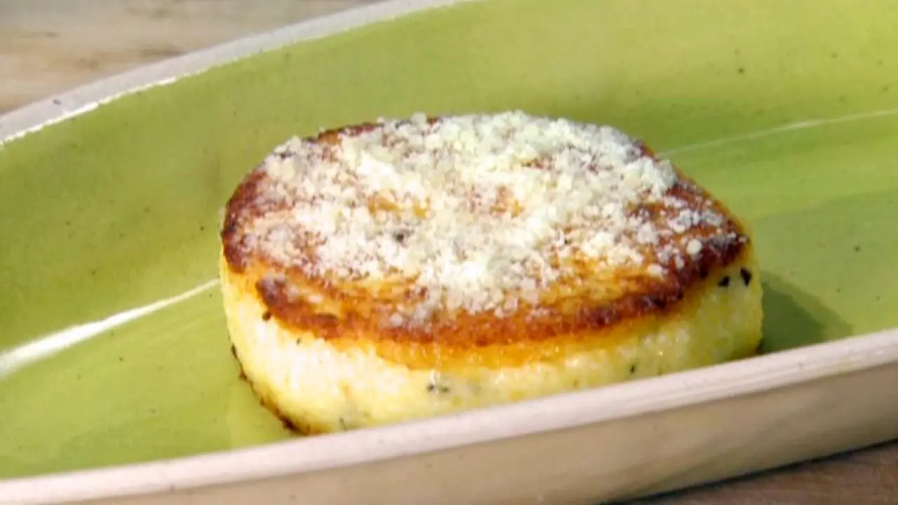 Hard Polenta Cakes Recipe | Anne Burrell | Food Network