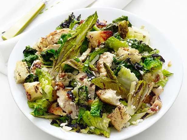 Grilled Chicken Caesar Salad Recipe | Food Network Kitchen | Food Network