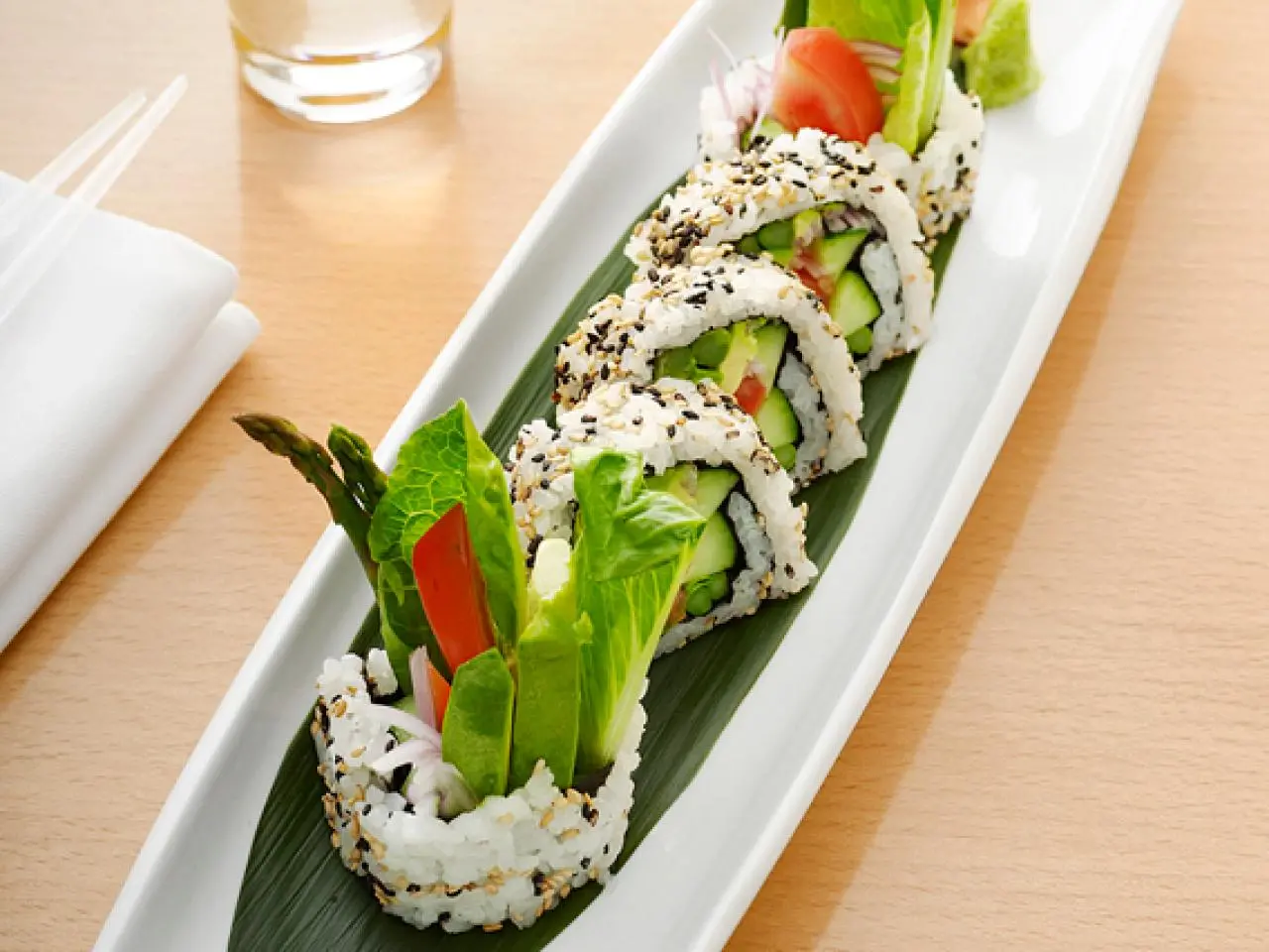 Vegetable Sushi Roll Veggie Roll | Ons Sushimenu | Sushi Daily