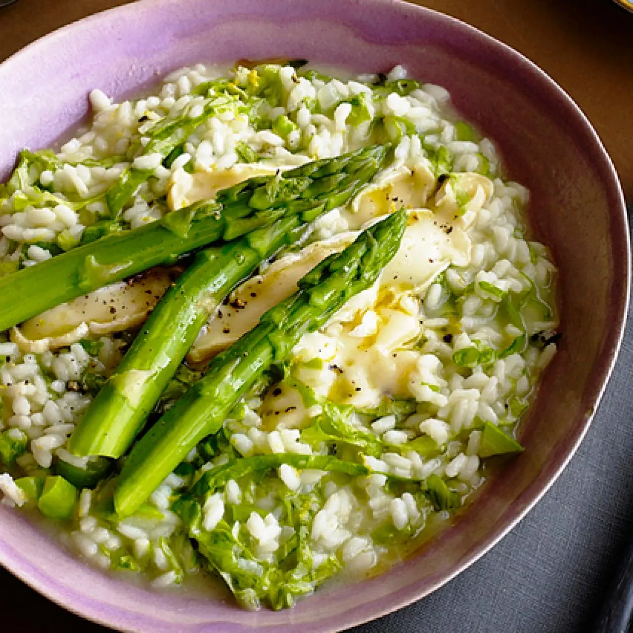 asparagus risotto