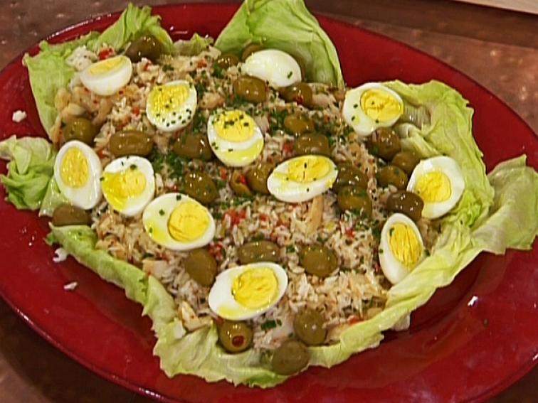 Portuguese Rice and Salt Cod Salad Recipe | Emeril Lagasse | Food Network