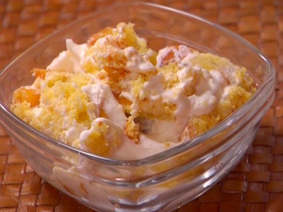 Peach Cornbread Trifle Recipe | Dave Lieberman | Food Network