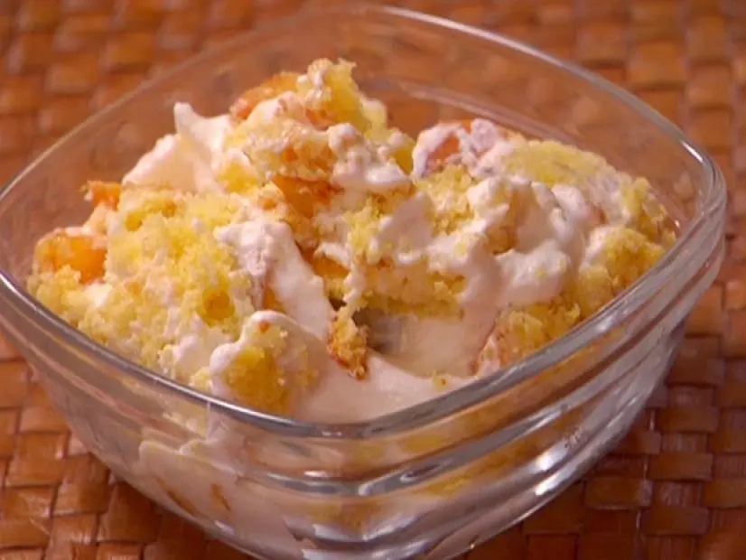 Peach Cornbread Trifle Recipe | Dave Lieberman | Food Network