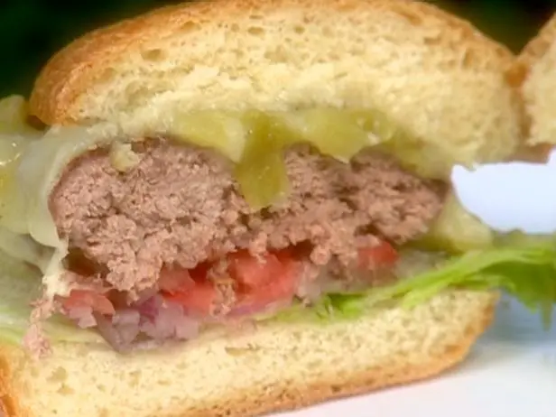 Green Chile Cheeseburger Recipe | Food Network