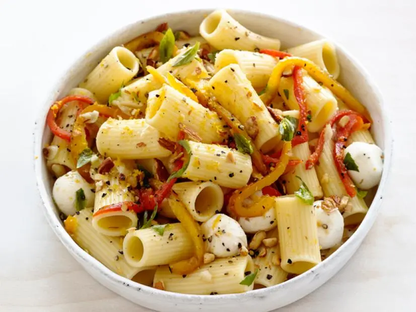 Roasted-Pepper Pasta Salad Recipe | Food Network Kitchen | Food Network