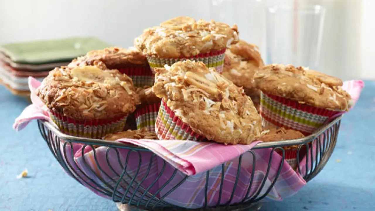 Banana Crunch Muffins Recipe | Ina Garten | Food Network