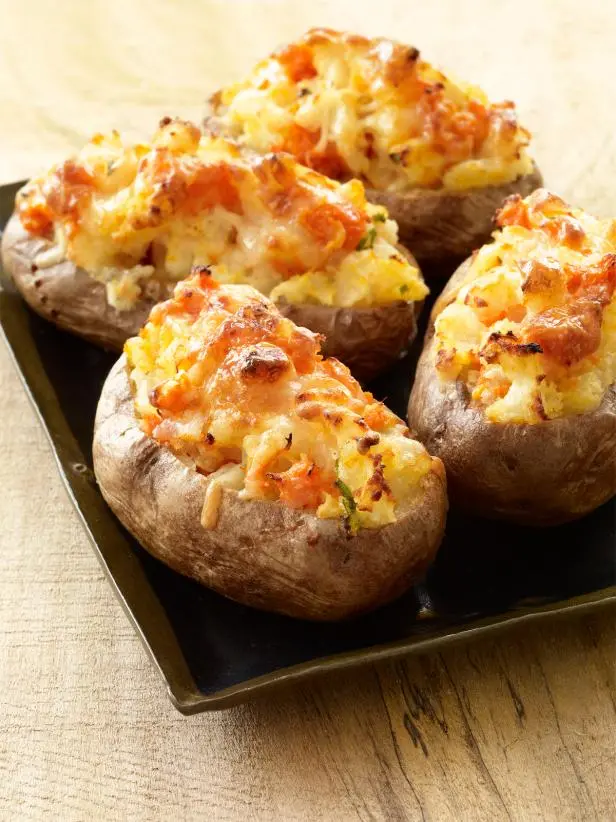 Marbled Stuffed Potatoes Recipe | Food Network Kitchen | Food Network