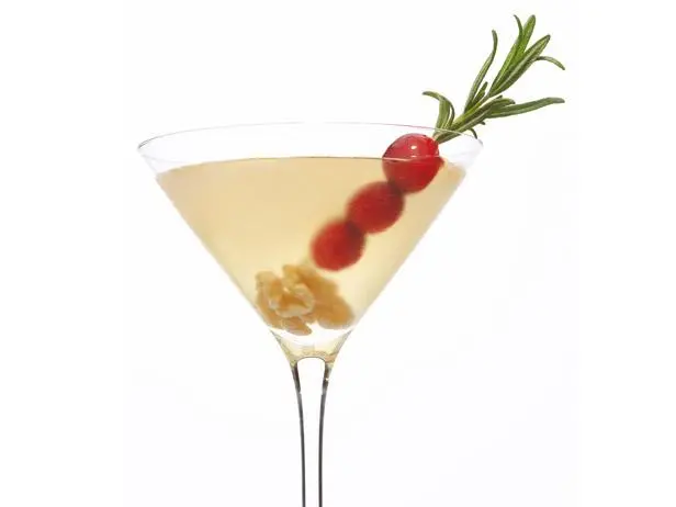 Cranberry-Walnut Martini Recipe | Beau MacMillan | Food Network