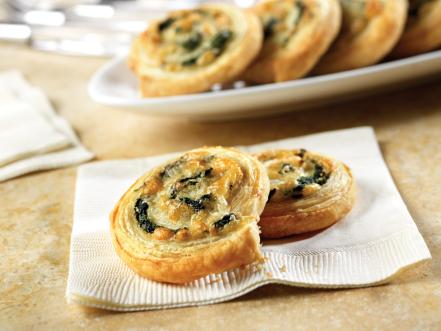 Spinach-Cheese Swirls Recipe | Food Network