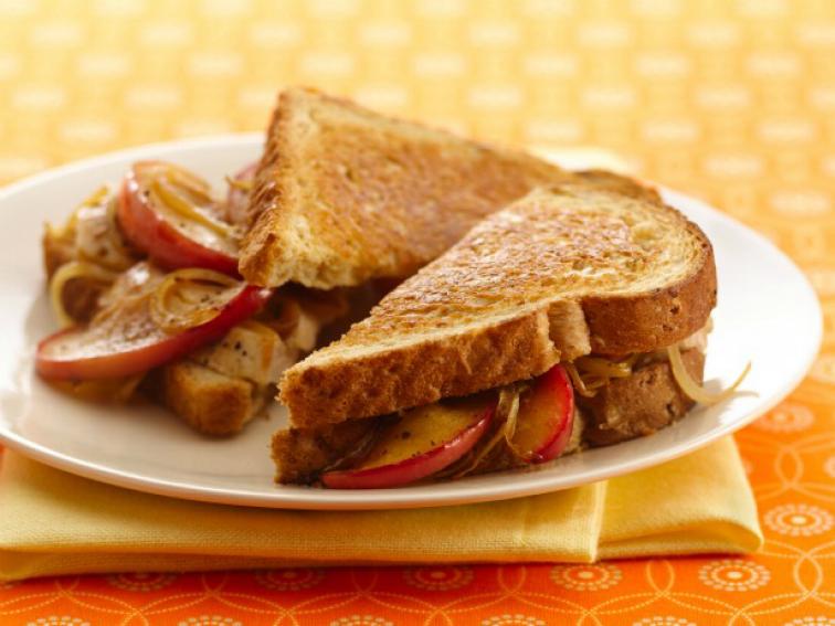 Grilled Fuji-n-Chick 'Wich Recipe | Food Network