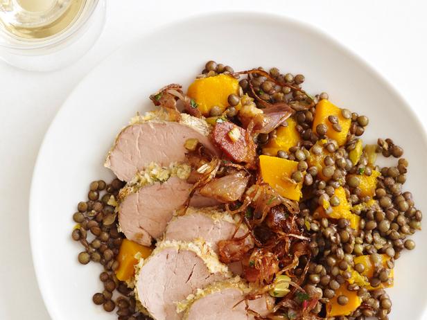 Roasted Pork With Lentils Recipe Food Network Kitchen Food Network