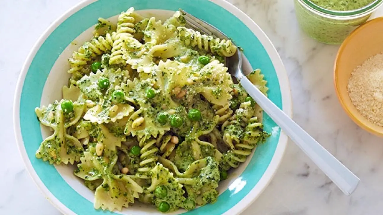 Pasta, Pesto, and Peas Recipe | Ina Garten | Food Network