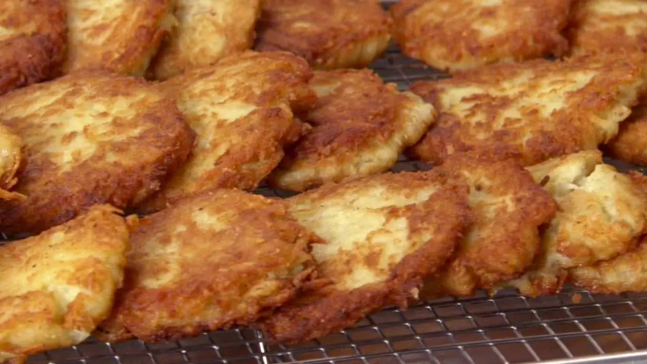 Potato Pancakes Recipe | Anne Burrell | Food Network