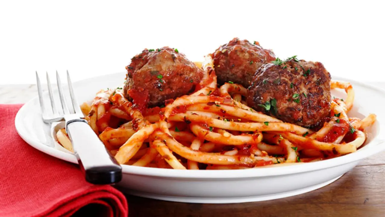 Ricotta-Filled Meatballs With Fennel and Chili Recipe | Food Network