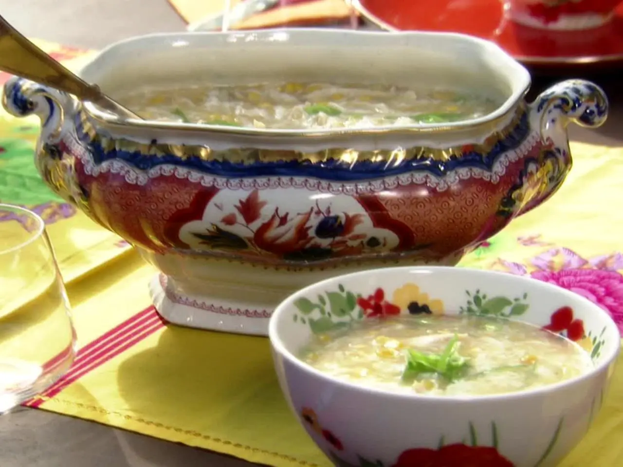 how to cook corn and chicken soup
