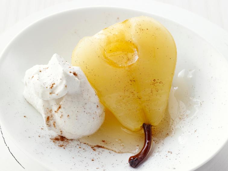 Cinnamon-Anise Poached Pears Recipe | Food Network Kitchen | Food Network