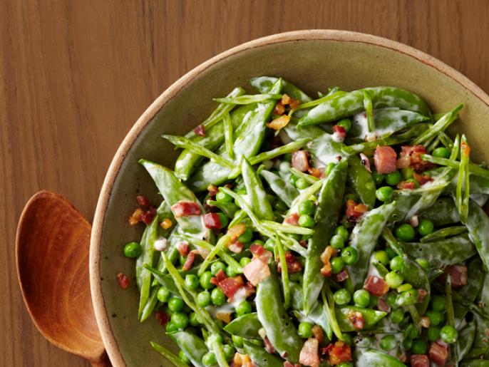 Creamy Spring Peas With Pancetta Recipe | Food Network Kitchen | Food ...