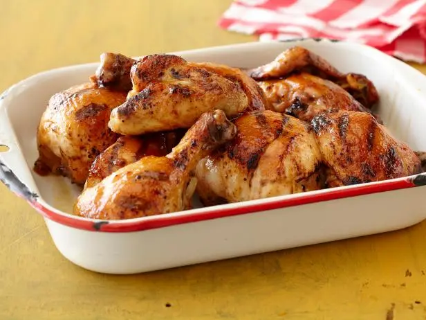 Honey Orange BBQ Chicken Recipe | The Neelys | Food Network